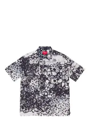 Supreme X Christopher Wool S/s Shirt 'white Black - White/black