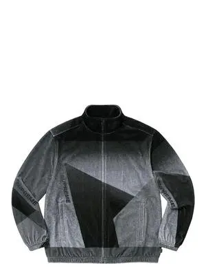 Supreme Geo Velour Track Jacket - Black