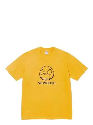 Supreme Skeleton T-shirt 'yellow Black - Yellow/black