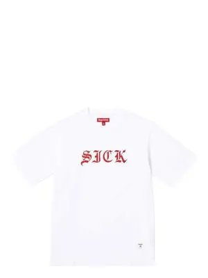 Supreme Sick S/s Top 'white Red - White/red