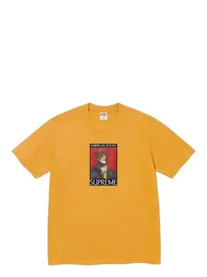 Supreme Supreme Fw23 Week7 American Psycho T-shirt 'yellow' Yellow