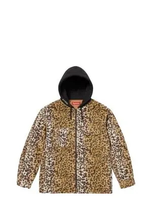 Supreme Fleece Zip Up Hoodie - Brown