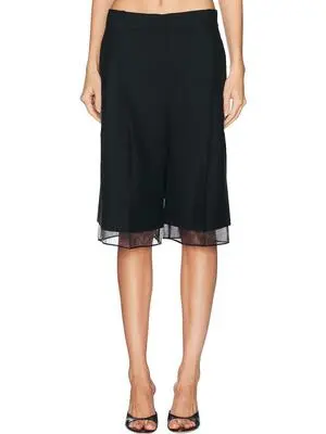 RÓHE Organza Lined Short - Black