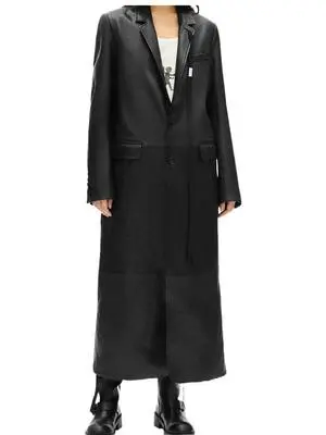 ANN DEMEULEMEESTER Virva Tailored Coat - Black