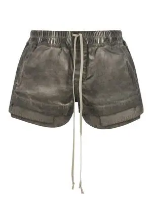 Rick Owens Drawstring Boxers Shorts - Green