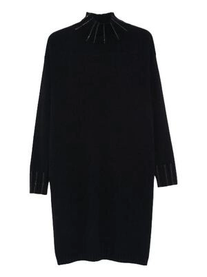 Fabiana Filippi High Neck Knit Dress - No