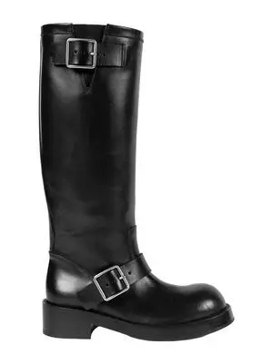 ANN DEMEULEMEESTER Arwa Engineer High Boots - Black