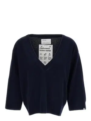 Extreme Cashmere V-neck Long-sleeve Jumper - Blue
