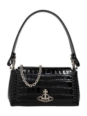 VIVIENNE WESTWOOD Medium Shoulder Bag - Black