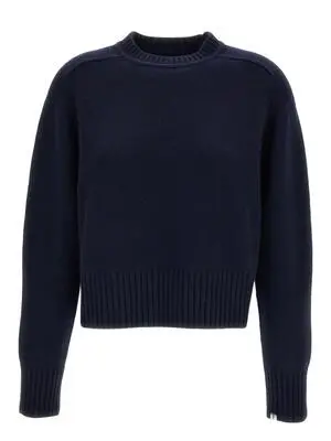 Extreme Cashmere Crew Neck Long Sleeve Sweater - Blue