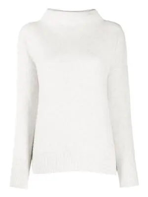 Vince Vince Funnel Neck Jumper White
