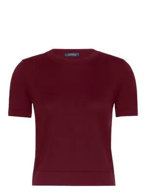 Max Mara Max Mara Giulietta Crewneck Knitted Jumper Deep Red