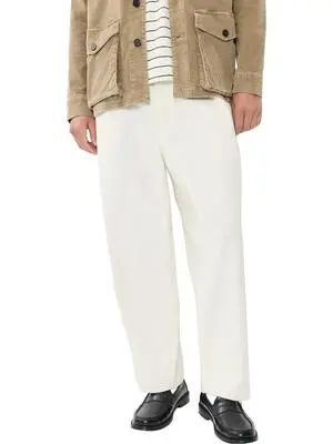 Universal Works Dutch Slub Drill Wide Leg Pants - Ecru