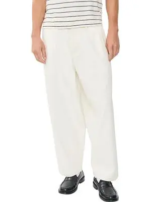 Universal Works Dutch Slub Drill Wide Leg Pants - Ecru