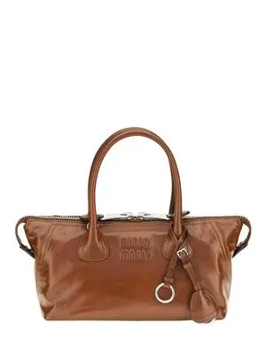 MIU MIU MIU MIU Glossy Leather Handbag