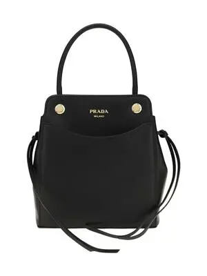 Prada Carry Mini Handbag - Black