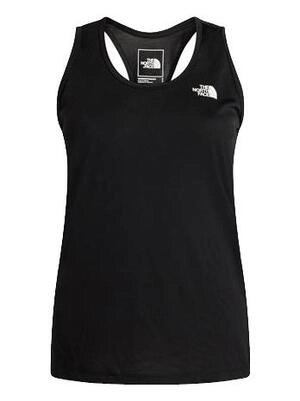 The North Face Sleeveless Scoop Neck Polyester Tank Top - Black