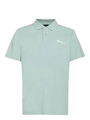 JACK WOLFSKIN Polo Shirt Light Size Organic Cotton - Green