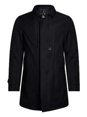 SEALUP Polyamide And Polyurethane Single-breasted Coat - Midnight Blue