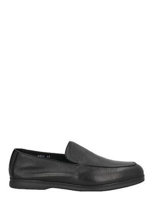 DOUCAL'S Midnight Leather Loafers - Black
