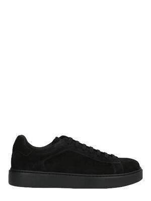 DOUCAL'S Suede Low-top Sneakers - Black