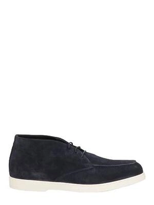 DOUCAL'S Leather Ankle Boots - Blue