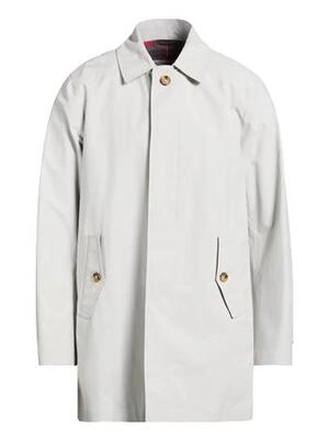 BARACUTA Military Cotton Polyester Trench Coat - Grey