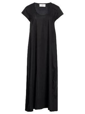 COMPAGNIA ITALIANA Cotton Midi Dress - Black