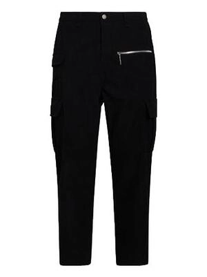 DISCLAIMER Polyester Cargo Pants - Black