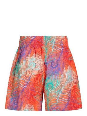 Vilebrequin Printed Linen Cotton Shorts - Red