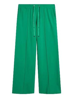 ELENA MIRÒ Wide-leg Jersey Pants - Green