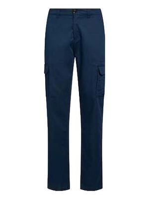 MOORER Cotton And Lyocell Blend Cargo Pants - Navy