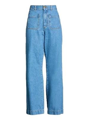 Sandro Cotton Straight-leg Jeans - Blue