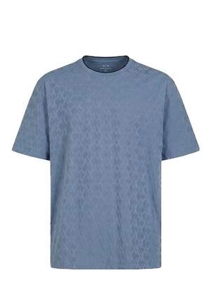 ARMANI EXCHANGE Man T-shirt Slate Blue Size Xl Cotton