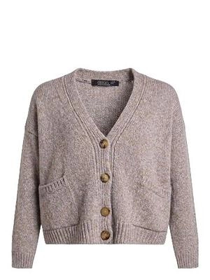 ARAGONA Baby Alpaca And Merino Wool Cardigan - Grey