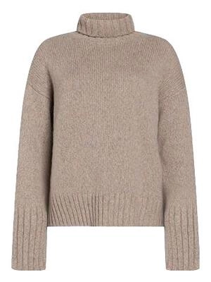 ARAGONA Copper Alpaca Wool And Merino Wool Turtleneck Sweater - Orange