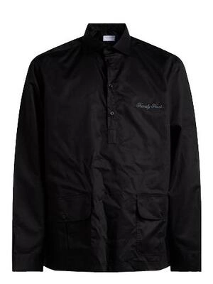 FAMILY FIRST Family First Milano Man Shirt Black Size L Cotton
