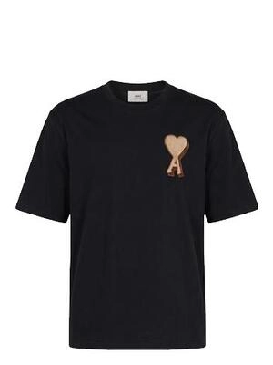 AMI Paris T-shirt Size Cotton - Black