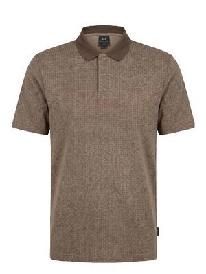 Armani Exchange Polo Shirt Military Size Cotton, Elastane - Green