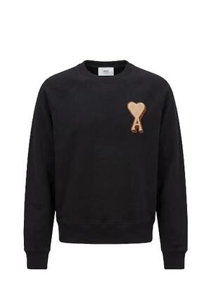 AMI AMI ALEXANDRE MATTIUSSI Cotton Sweatshirt With Appliqué Logo