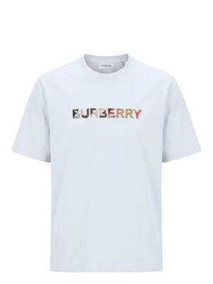 Burberry T-shirt Sky Size Cotton - Blue