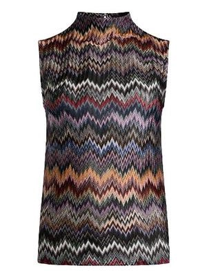Missoni Viscose Knit Sleeveless Top - Black