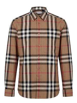 Burberry Shirt Size Cotton - Brown