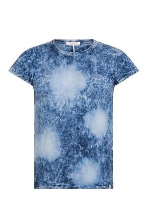 Rag & Bone Cotton Tie-dye Crewneck T-shirt - Blue