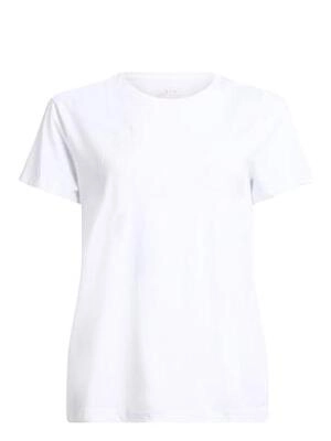 Armani Exchange Cotton T-shirt With Logo Print - White