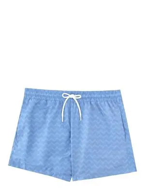 Missoni Swim Shorts With Geometric Print - Multicolor
