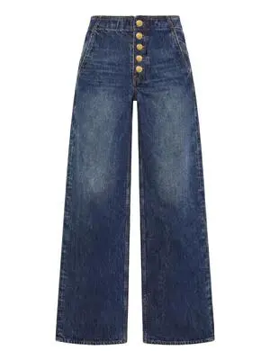 Ulla Johnson The Jasmine Low Rise Jean - Nile