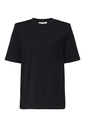 THE FRANKIE SHOP Carrington Cotton Jersey T-shirt - Black
