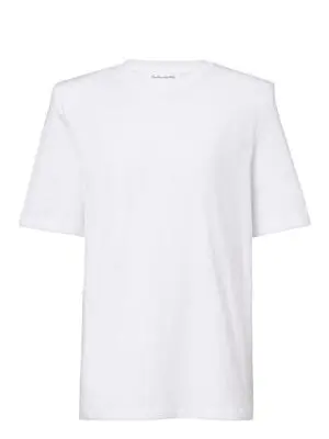 THE FRANKIE SHOP Carrington Cotton Jersey T-shirt - White
