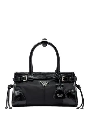 Prada Re-nylon Top-handle Bag - Black